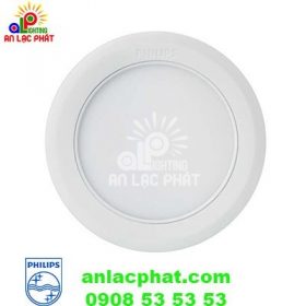 Đèn Led âm trần 12w Philips 59522 tròn d125 êm dịu mắt - An Lạc Phát